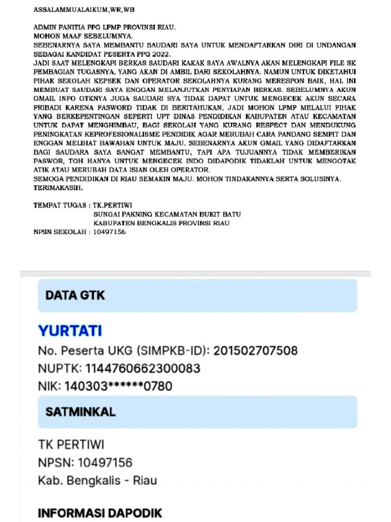 Sk.pembagian Tugas Tt | PDF