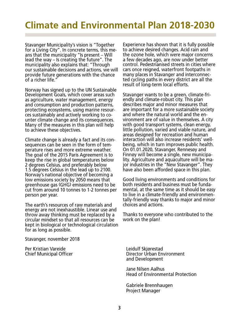 climate-and-environmental-plan-stavanger-2018-2030---final-version (1)-0003 | PDF