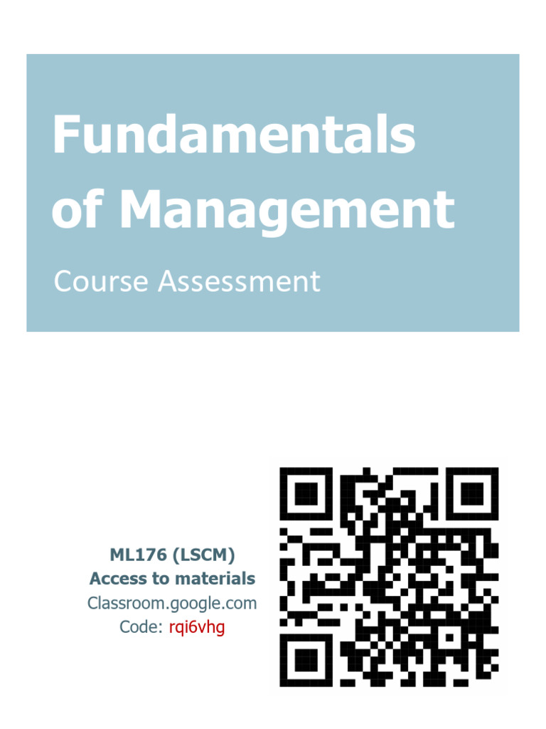 Course Assessment | PDF