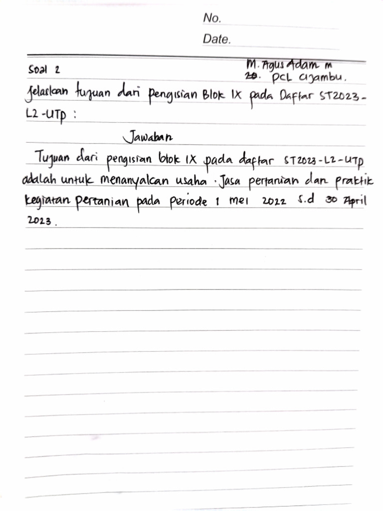 Tugas Mandiri PCL M Agus Adam | PDF