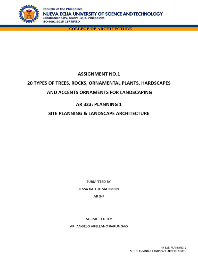 Ass1 Site Planning | PDF