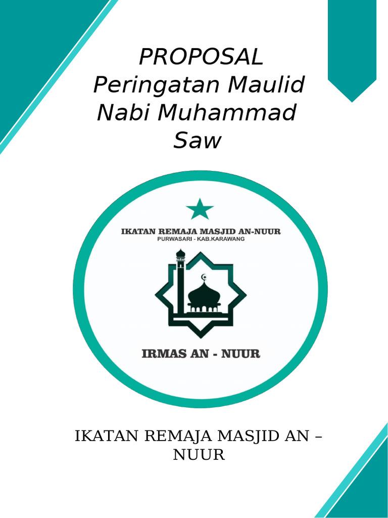 PROPOSAL MAULID NABI MUHAMMAD SAW 1446 H (An-Nuur) | PDF
