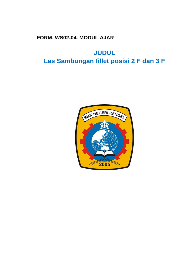 Form. WS02-04. Modul Ajar | PDF