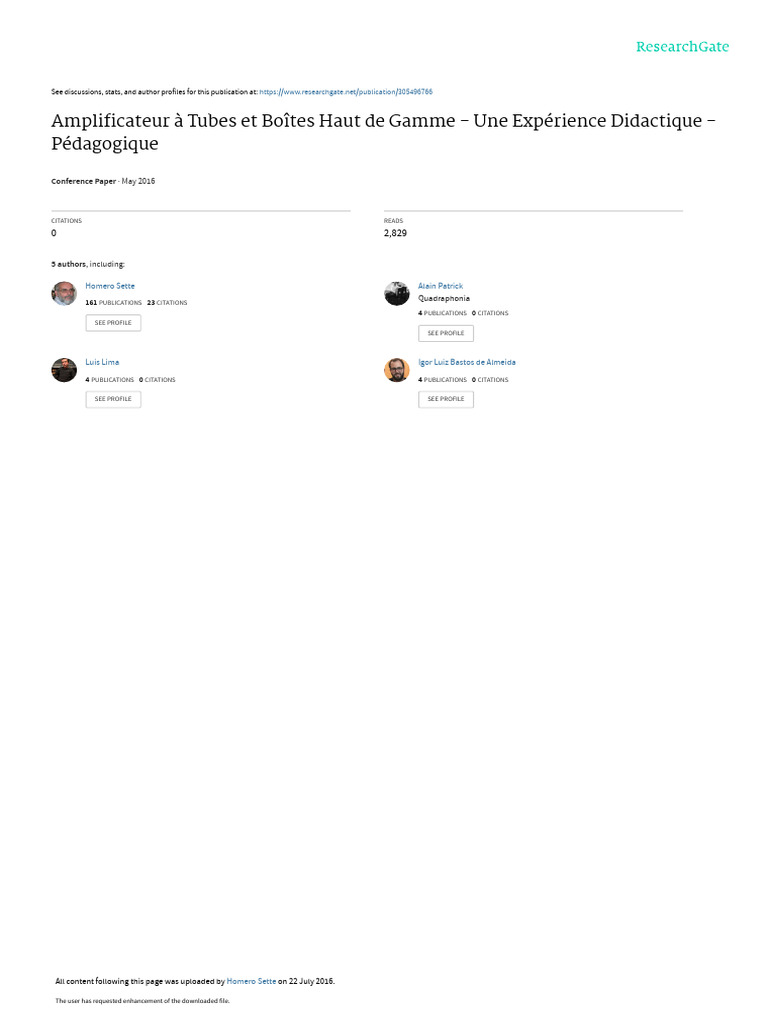 AES_2016_TUBE_AMP_Fr | PDF