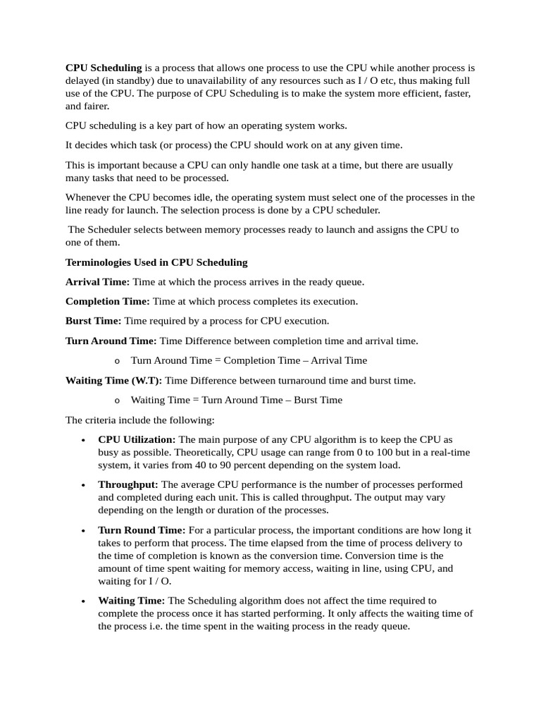 8-Module - 3 Scheduling-30-07-2024 | PDF