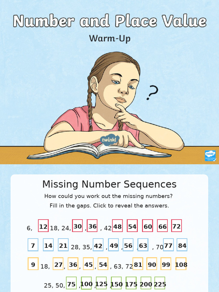 Place Value Warm Up Slides | PDF