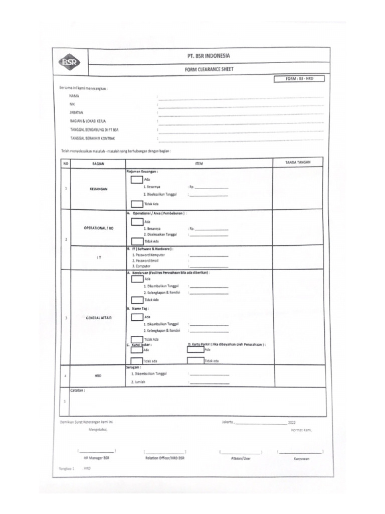 Pt. Bsr Indonesia | PDF