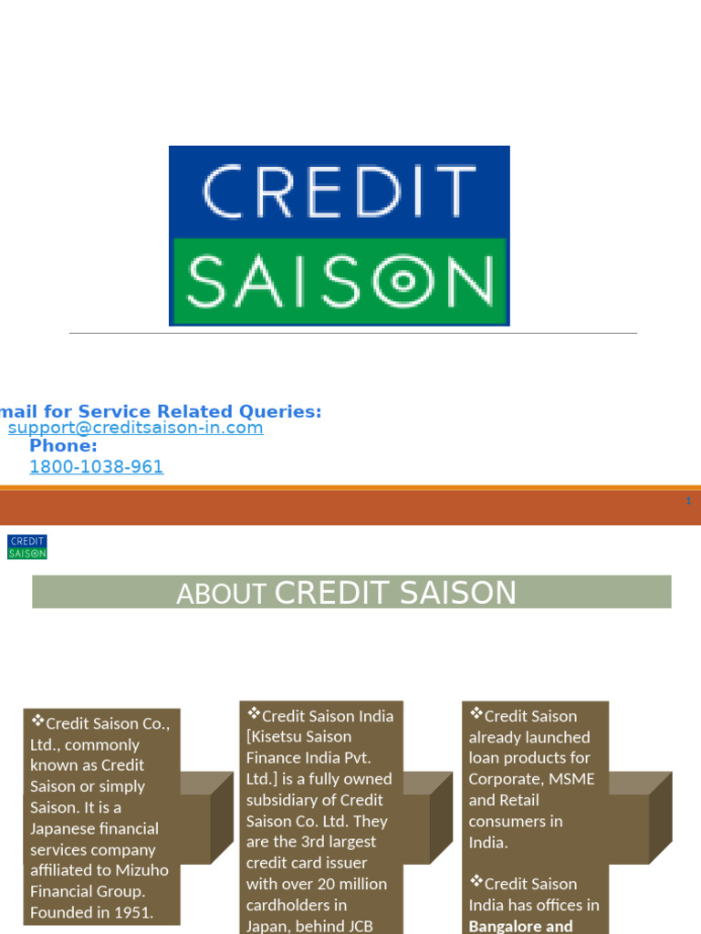 Credit Saison Sales Training Module | PDF