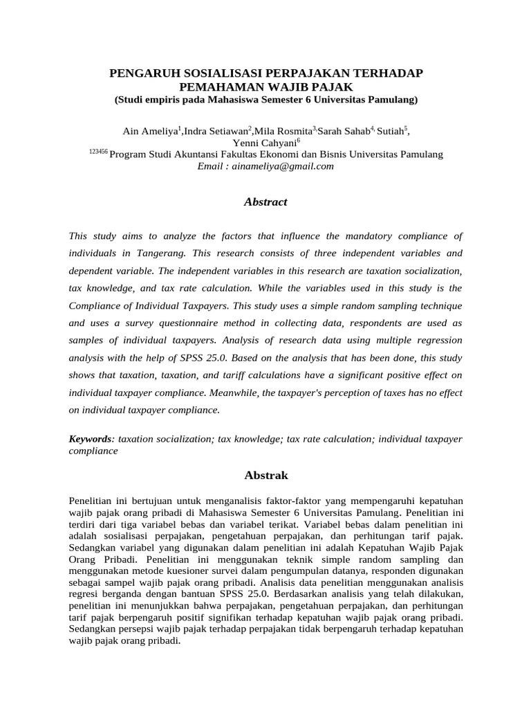 Mini Riset Kel. 6 | PDF