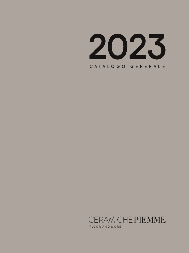 Piemme CatalogoGenerale2023 | PDF