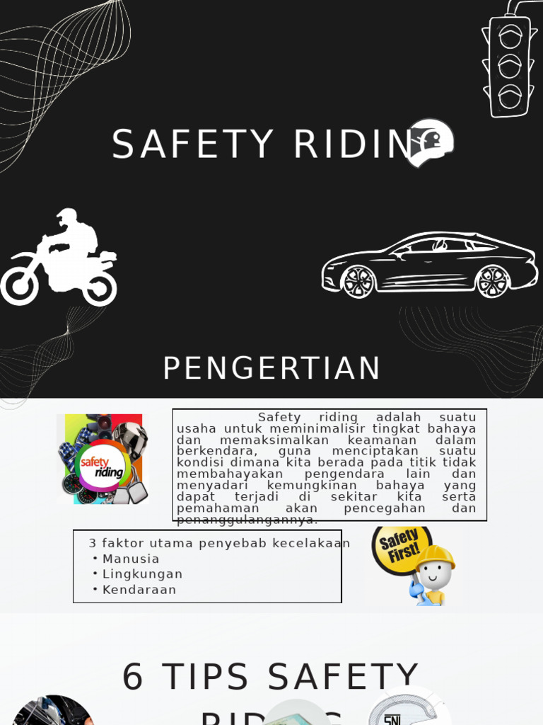 Kel 4 - Kelas C - Safety Riding | PDF