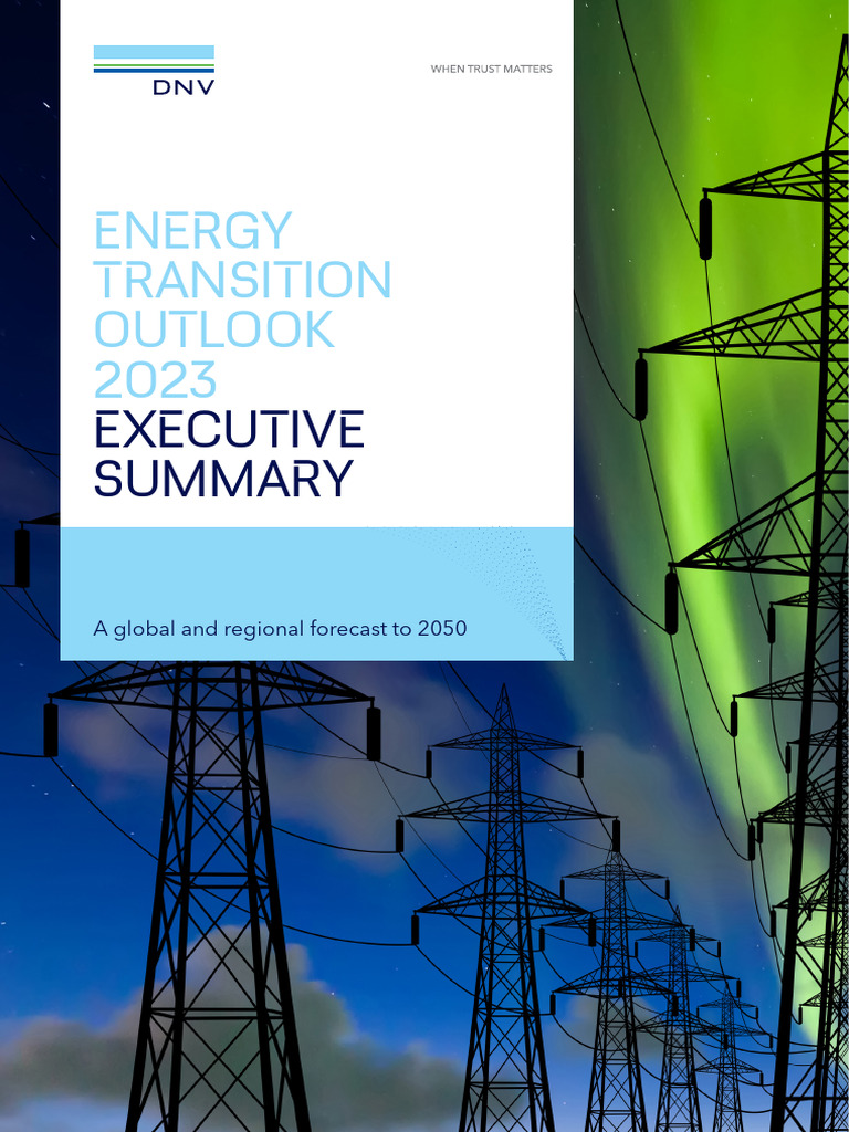 DNV ETO 2023 Executive Summary Web | PDF