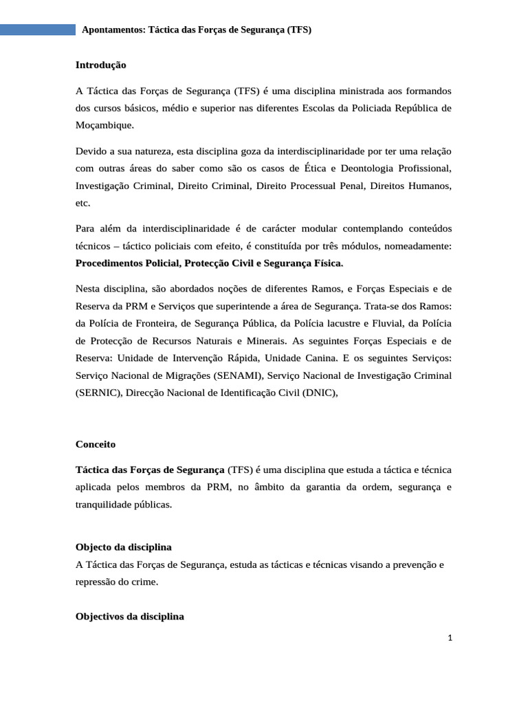 Apontamentos TFS 2021 Actual | PDF