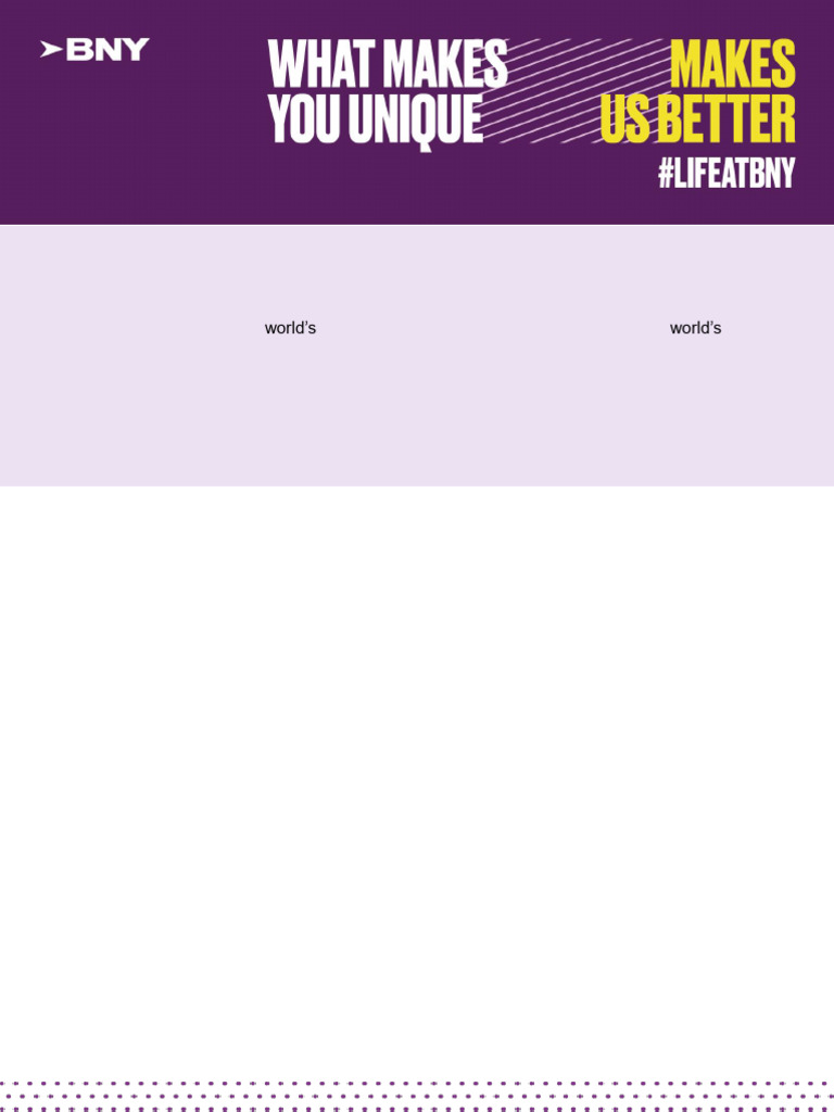 2025 BNY Summer Internship Program - Engineering JD | PDF | Mentorship ...