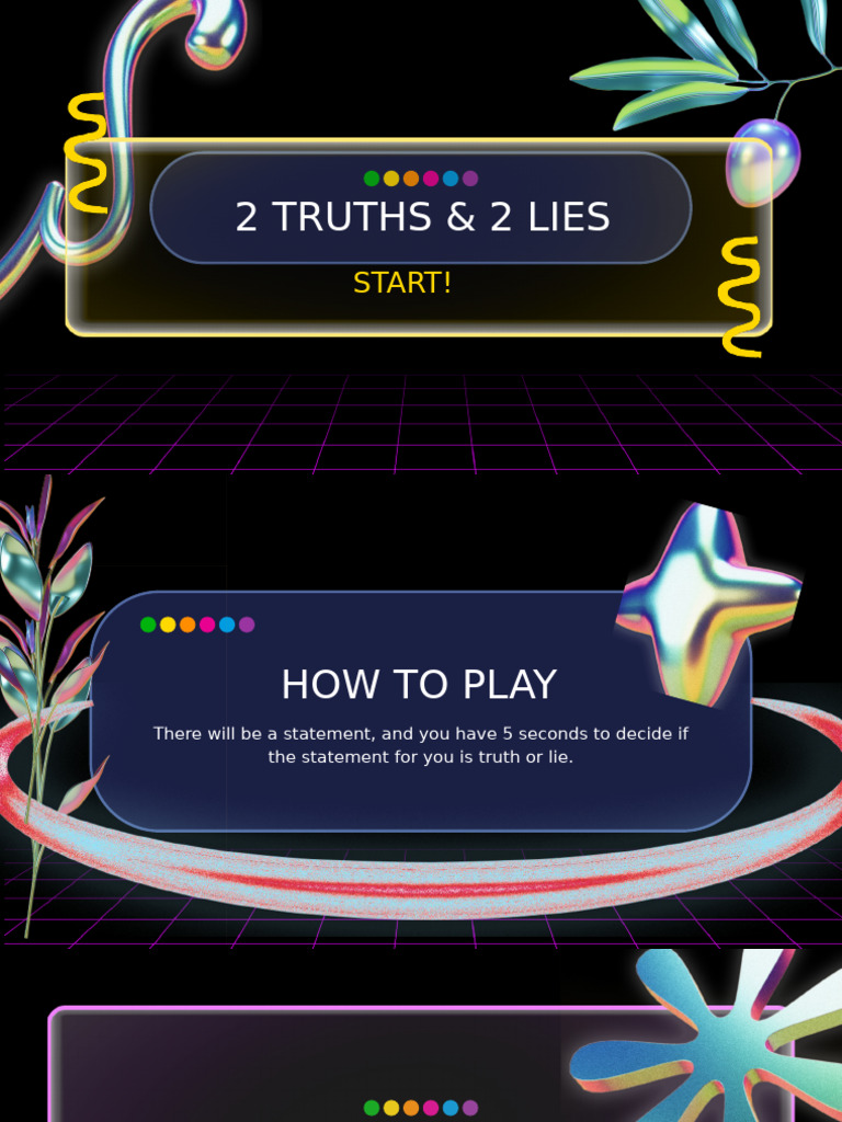 2 Truths & 2 Lies | PDF