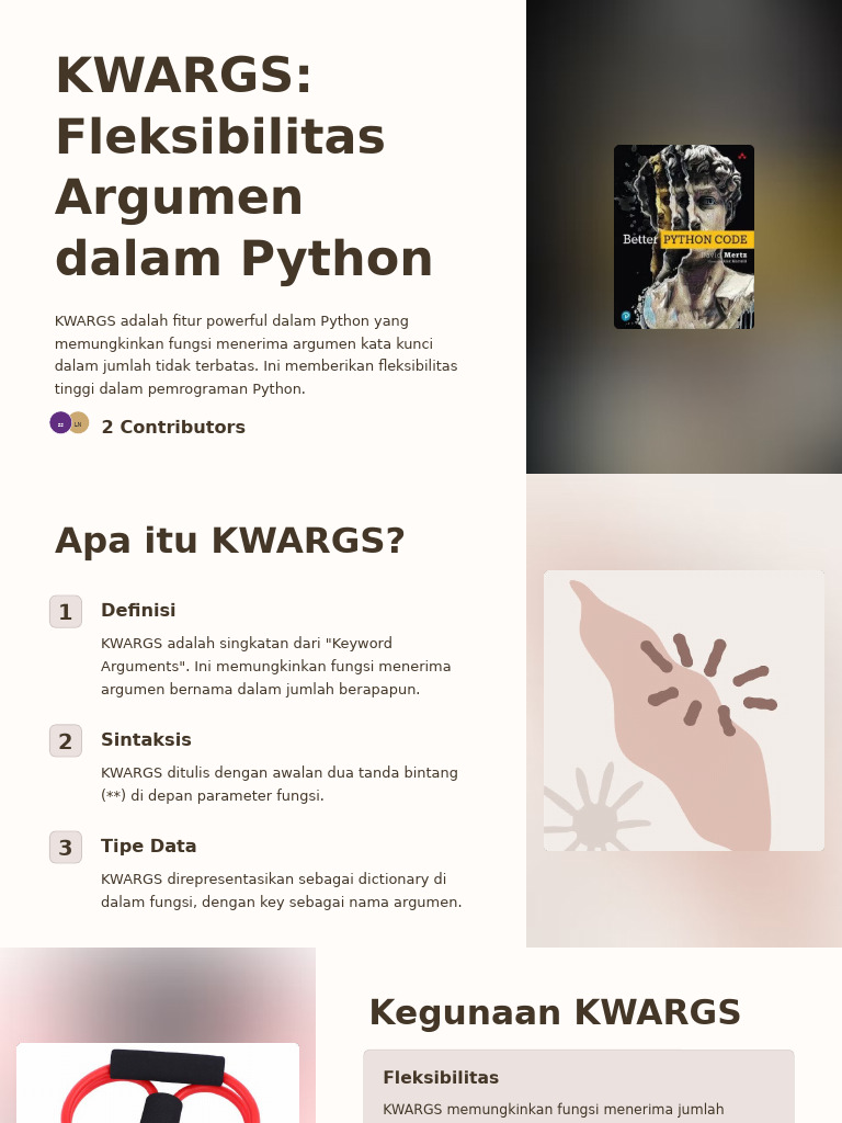 KWARGS Fleksibilitas Argumen Dalam Python | PDF