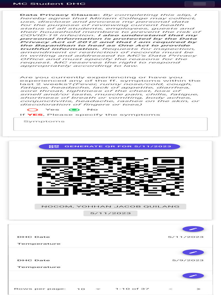 MC Student DHC 2 | PDF