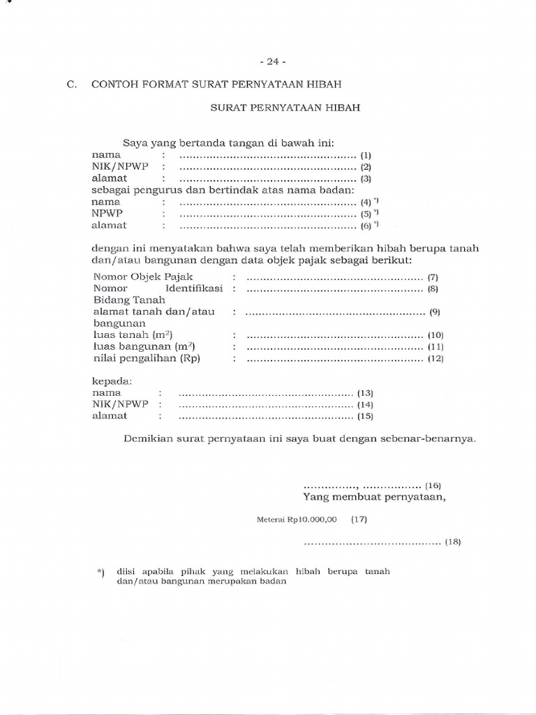 Form SKB Hibah | PDF
