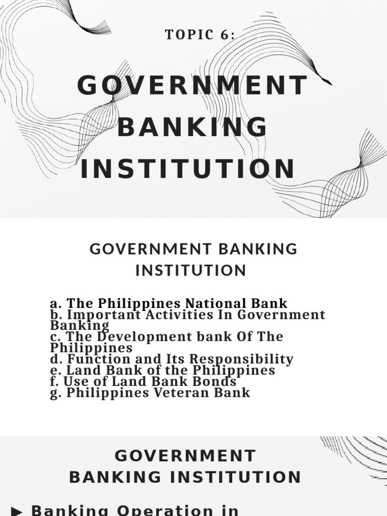 Government Bank | PDF