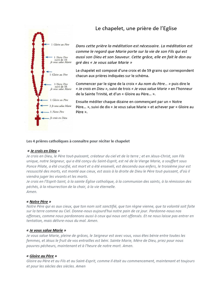 Le Chapelet | PDF