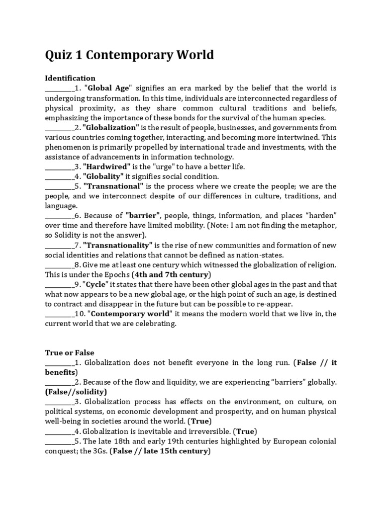 Compilation of Quiz-SS1D | PDF