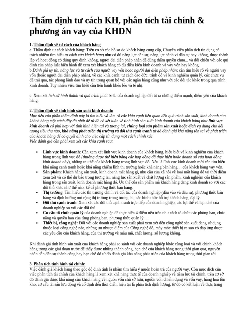 Tham Dinh KHDN | PDF