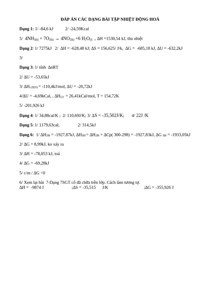 Dap An Luyen Tap NDHH | PDF