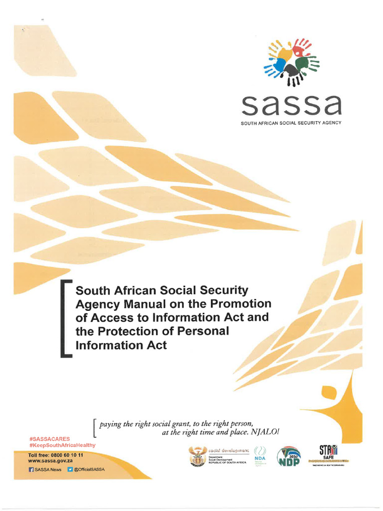 Sassa Manual On Paia and Popi Act 2021 | PDF