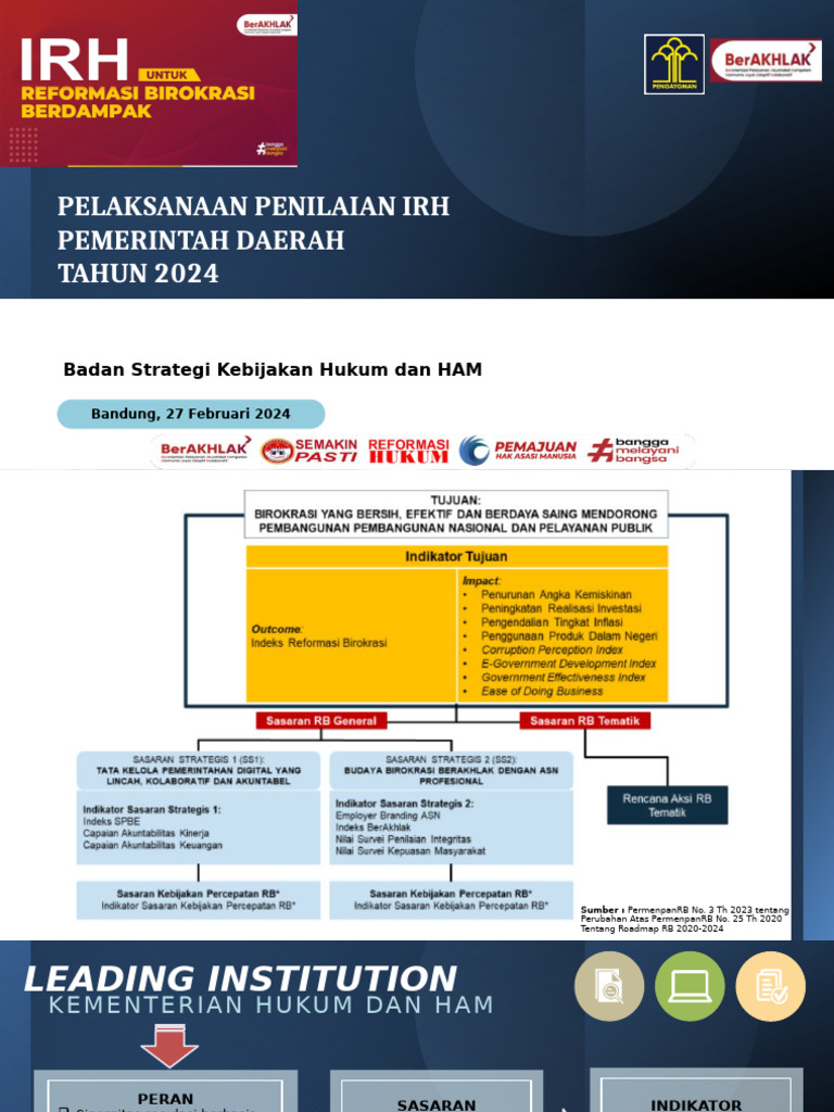 Paparan IRH Variabel Pemda | PDF