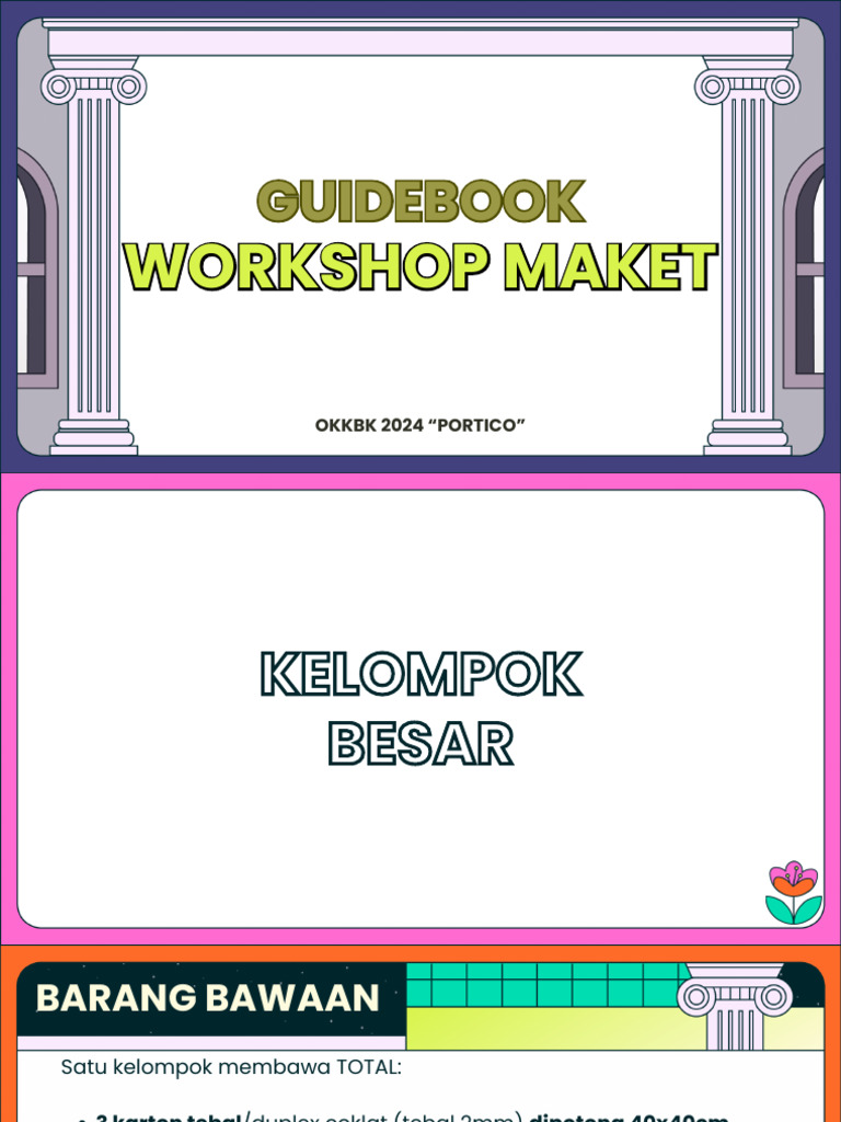 Guidebook Workshop Maket | PDF