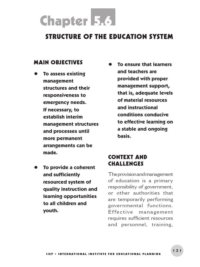 How Education Structure Should Be | PDF