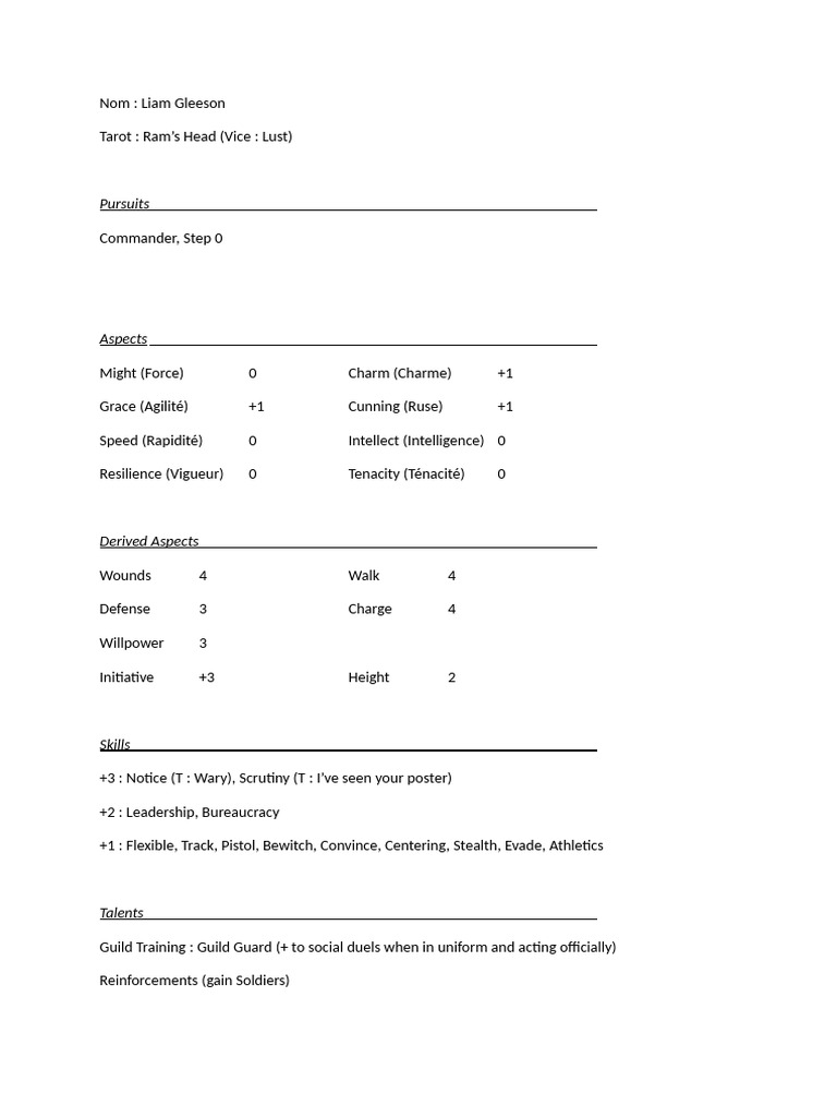 Liam Gleeson | PDF