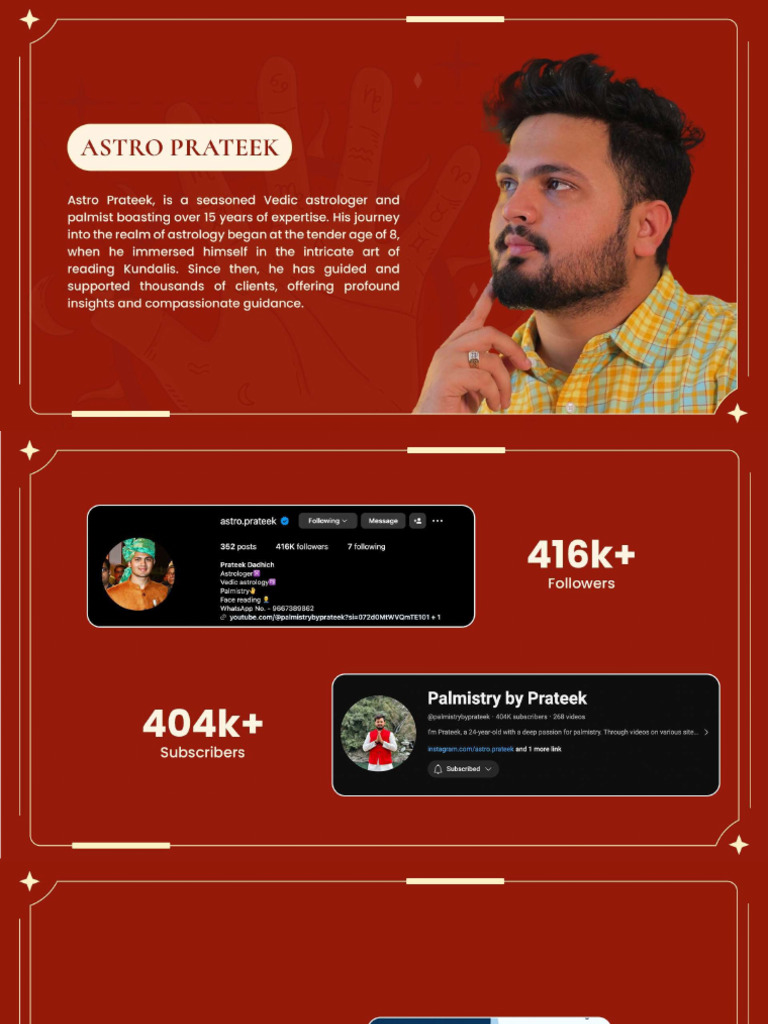 Palmistry Webinar by Astro Prateek | PDF