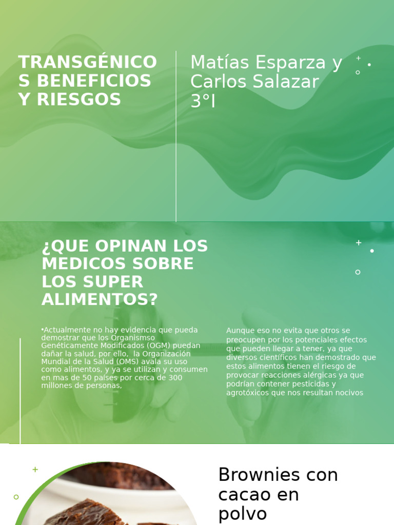 Transgénicos Beneficios y Riesgos | PDF