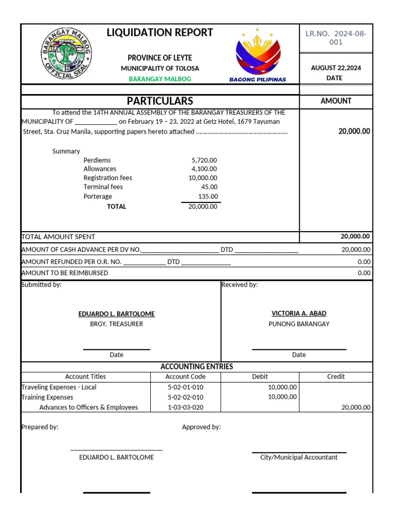 Liquidation Report | PDF