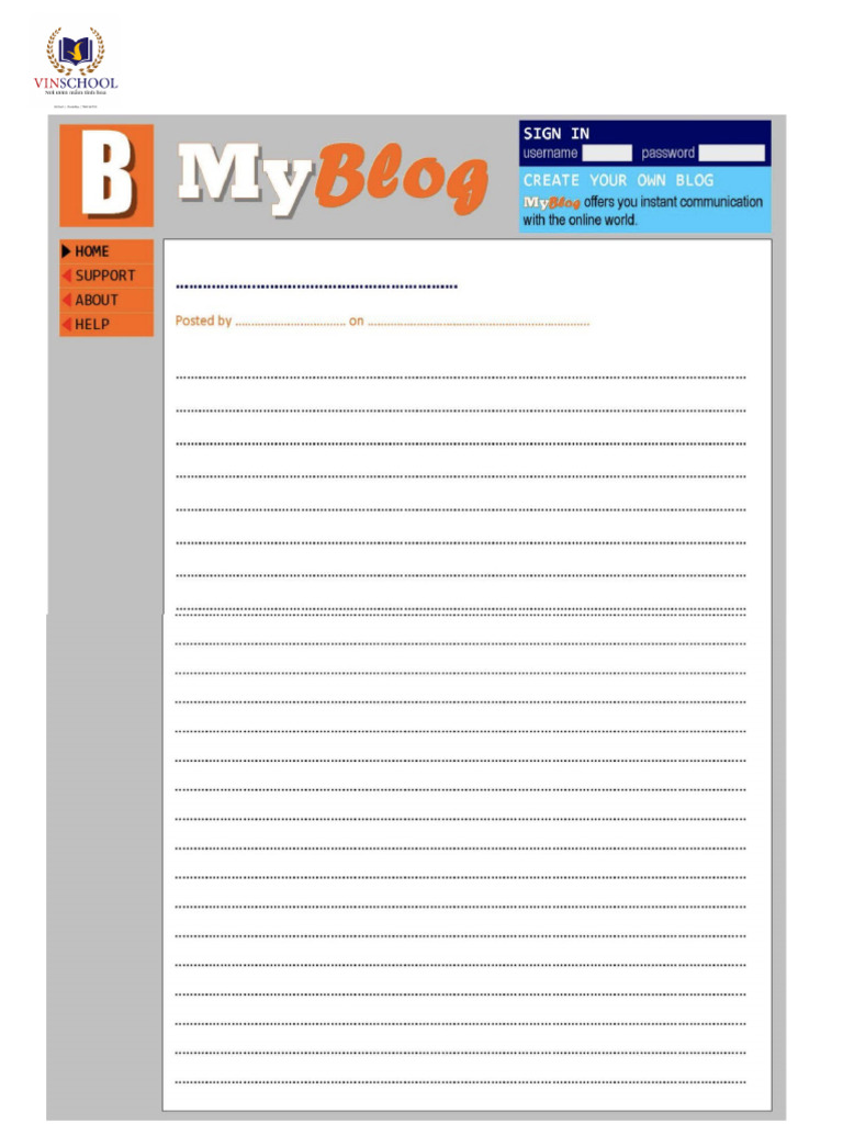 Blog Writing Template | PDF