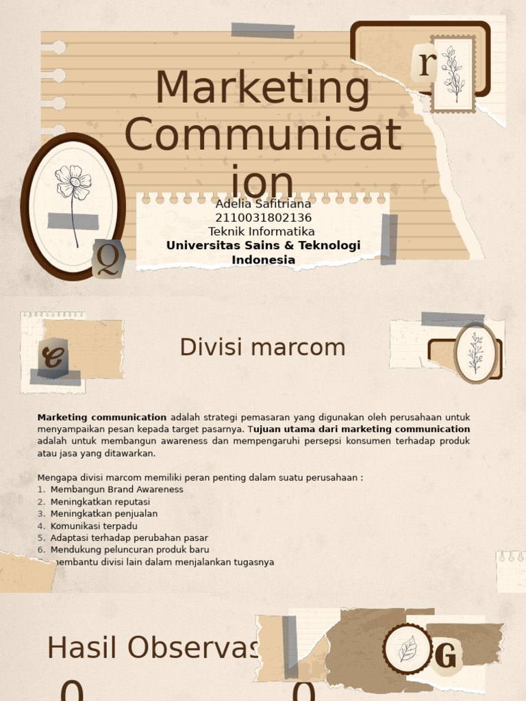 ppt hasil observasi | PDF