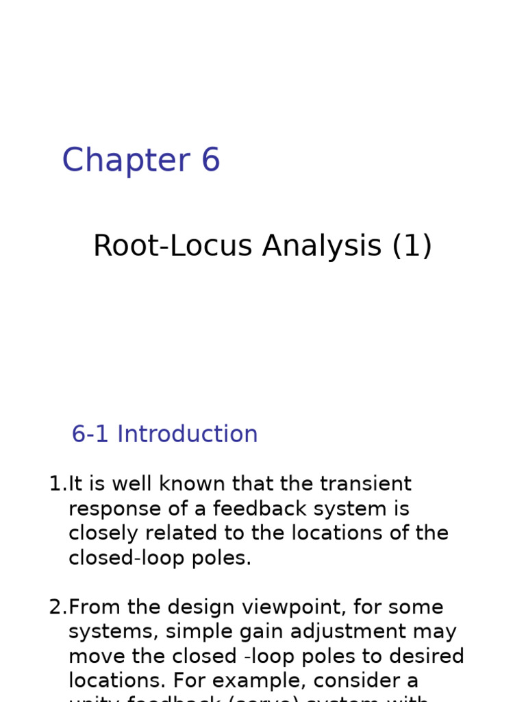 6 1.root Locus+Analysis | PDF