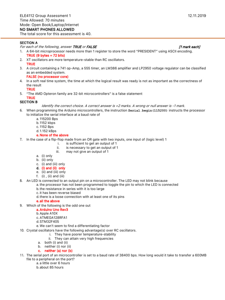 GA1 2019 Guide | PDF
