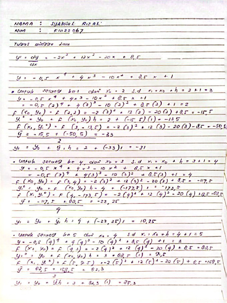 Tugas Matek II | PDF