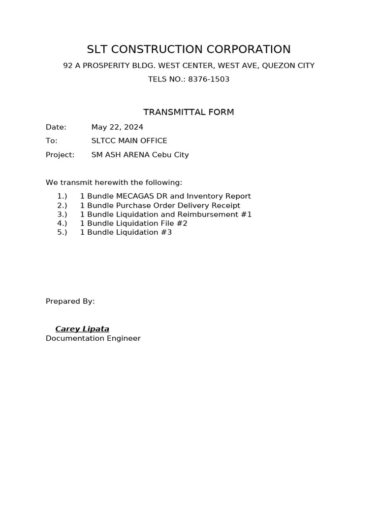 SLT Construction Corporation | PDF