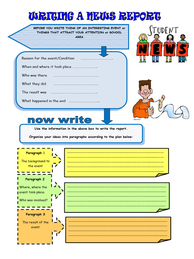 Writing A News Report - 21870 | PDF
