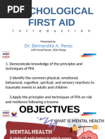 Presentation - Psychological First Aid | PDF | Emotions | Psychology