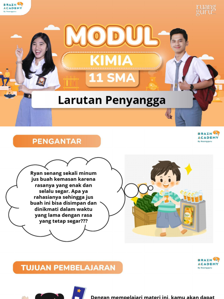 Kimia - 11 SMA - Larutan Penyangga | PDF