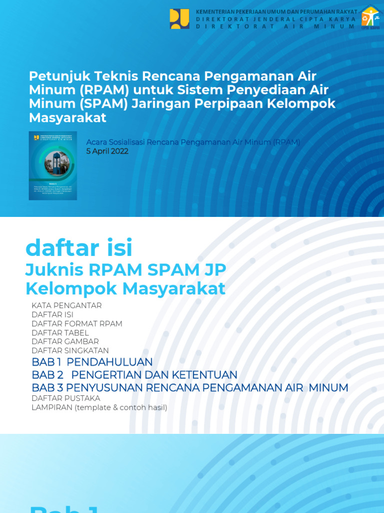 Rpam Spam Jaringan Perpipaan Pokmas | PDF