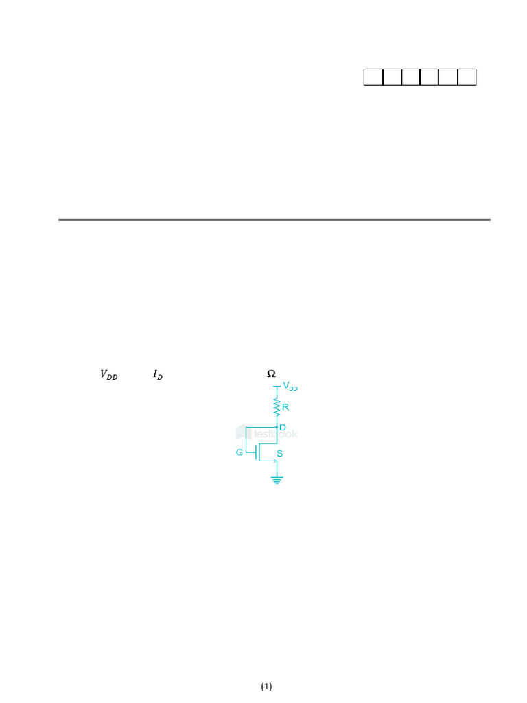 Analog Eletronics Mid Sem 2 Question | PDF