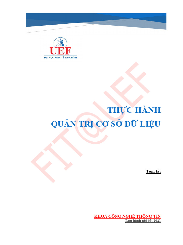 (GTTH) QT CSDL 3 | PDF