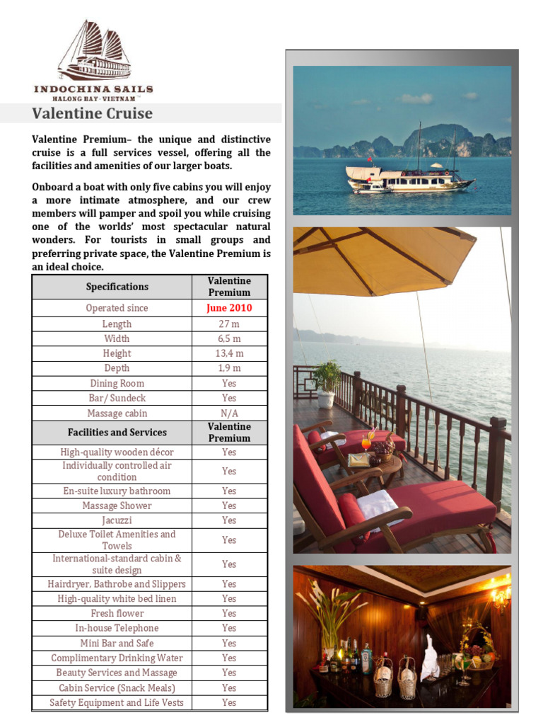 Valentine Premium (2 cabins) | PDF