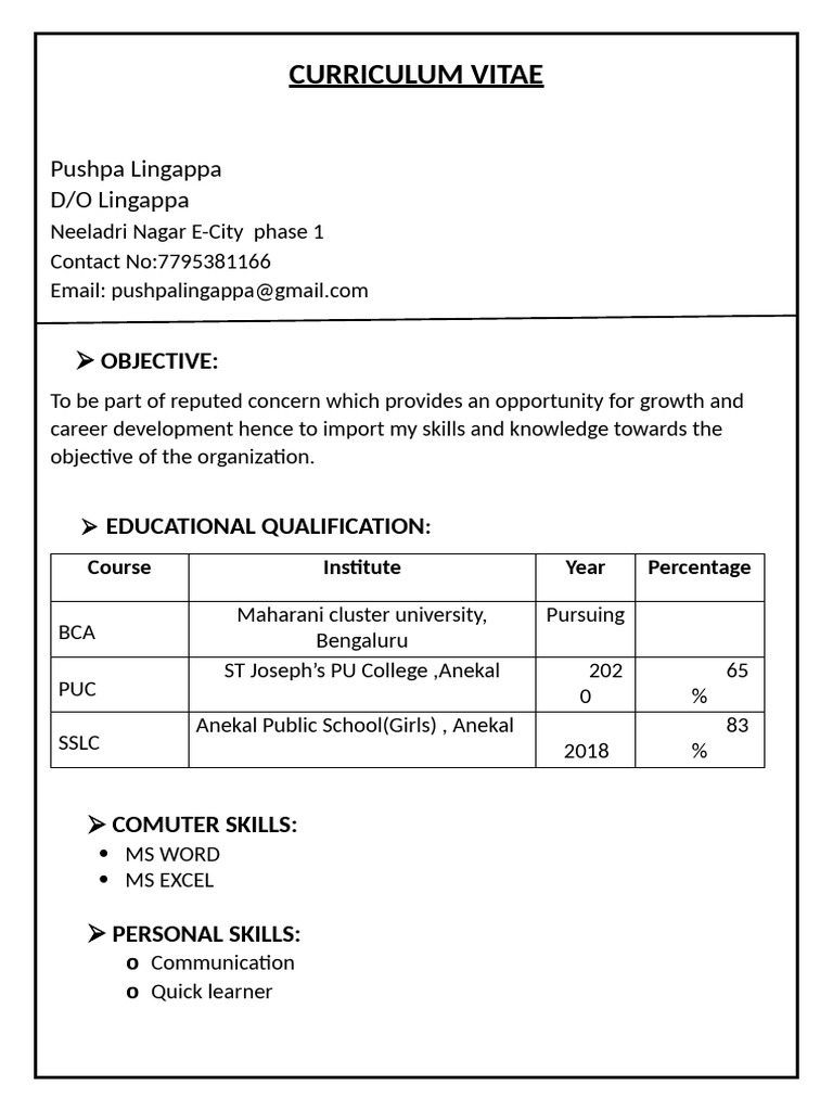 CV Sample for Ugandan Job Seekers | PDF