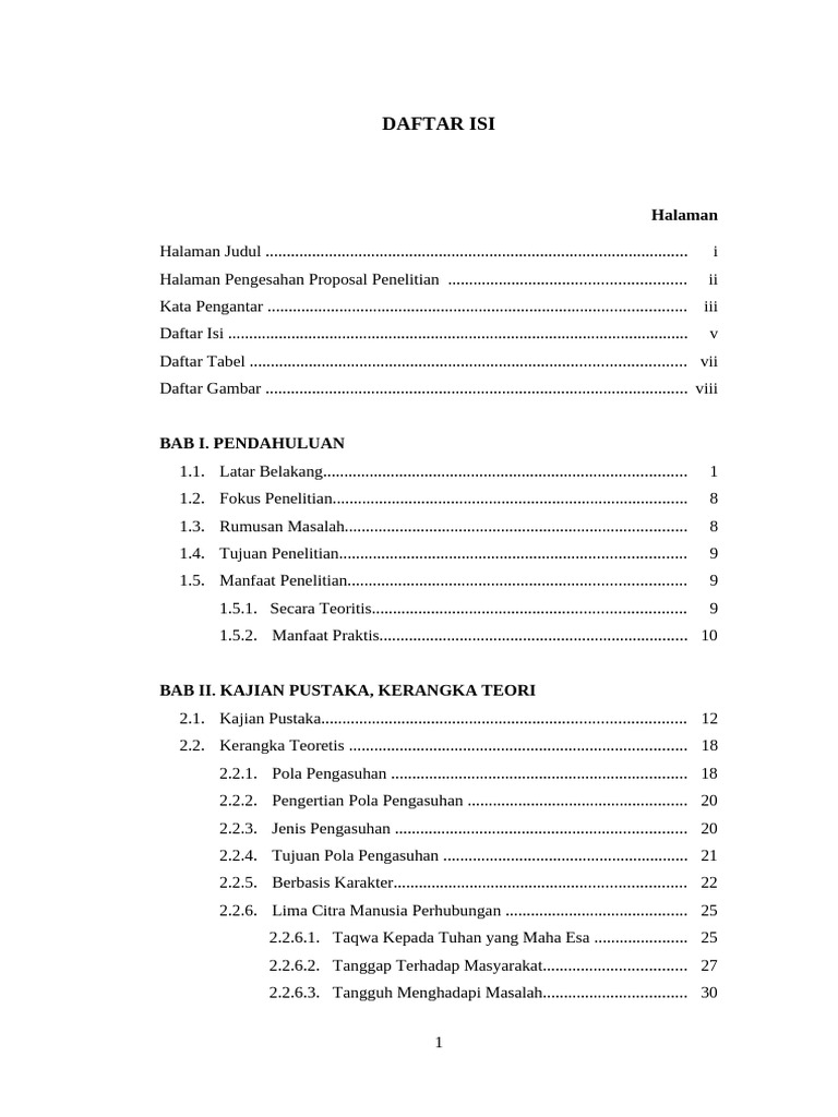 Daftar Isi | PDF